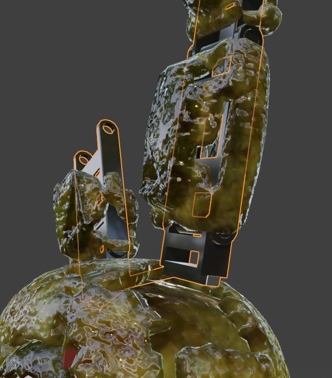 Springtrap Poseable Mask Five Nights at Freddy's - Etsy