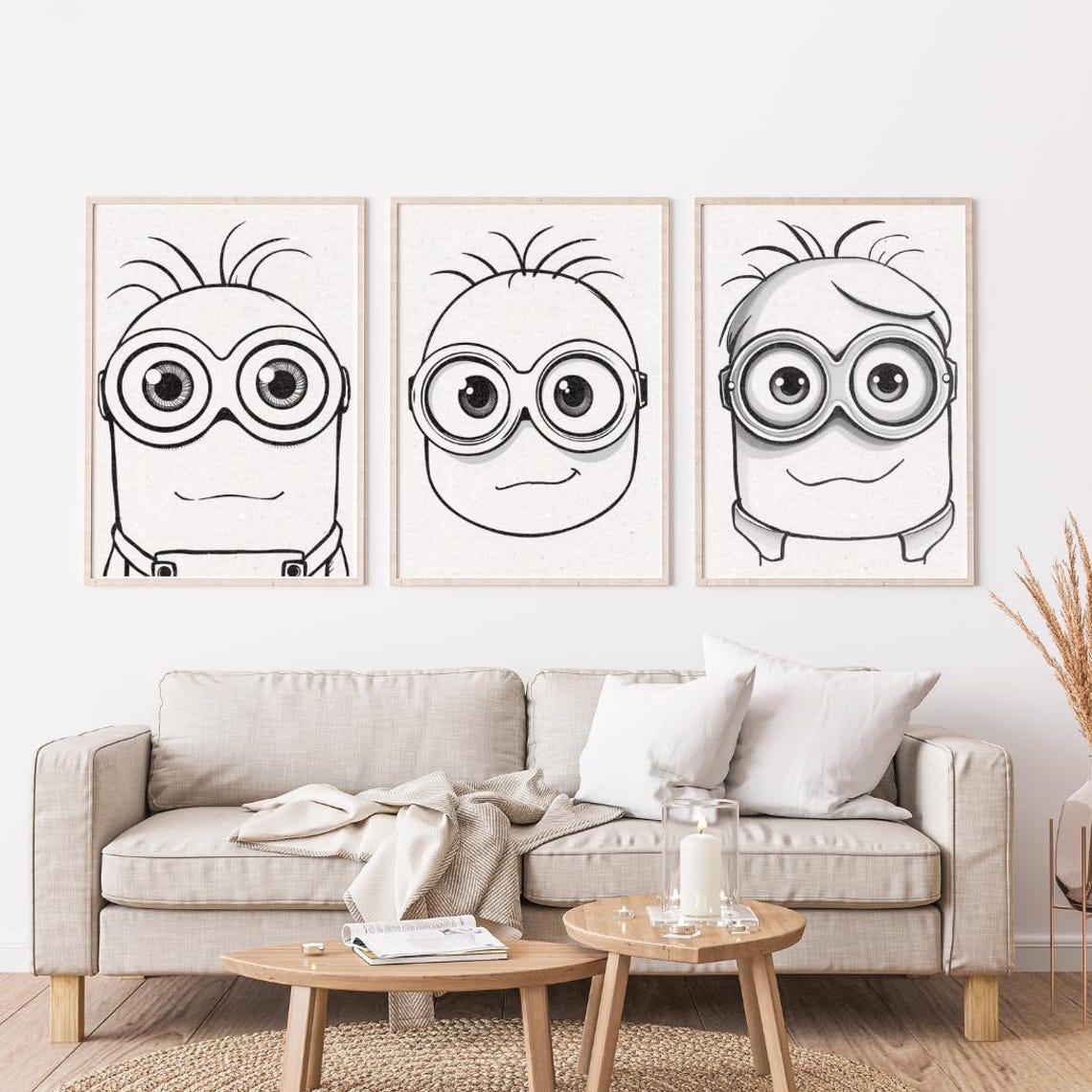 Minion Face SVG, PNG Set, Minions Face Clipart, Minion Eyes SVG, Minion ...