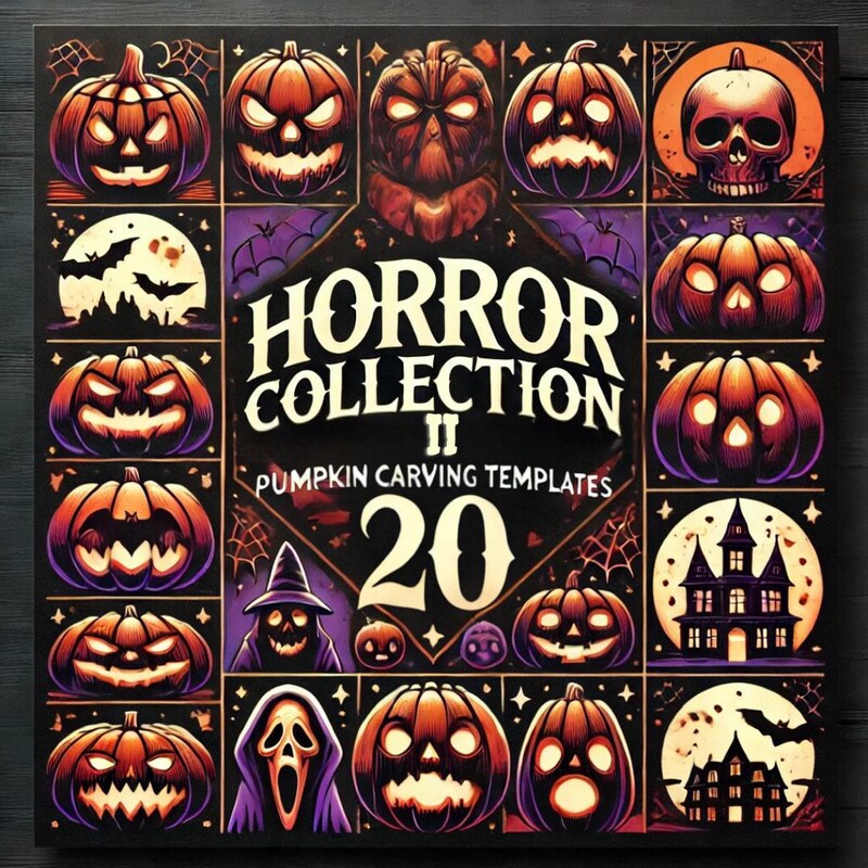 Pumpkin Stencils - Etsy