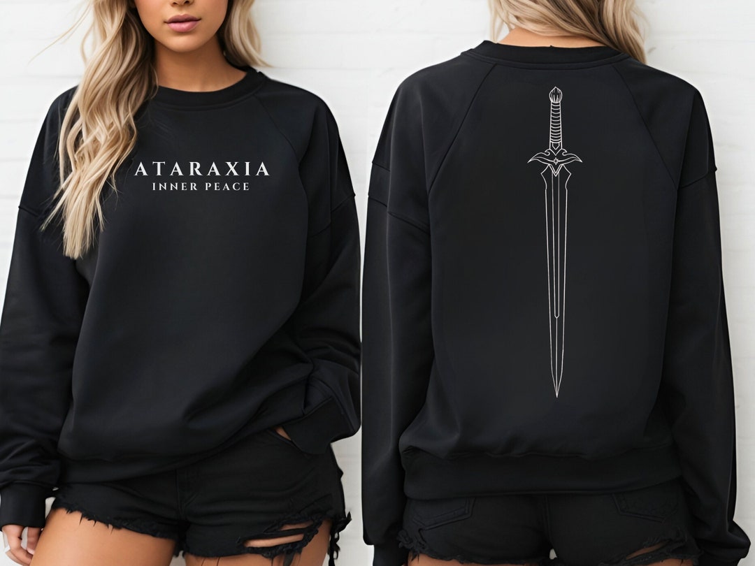 ACOTAR Sweatshirt, ACOTAR Merch, Ataraxia Sword Shirt, Night Court ...