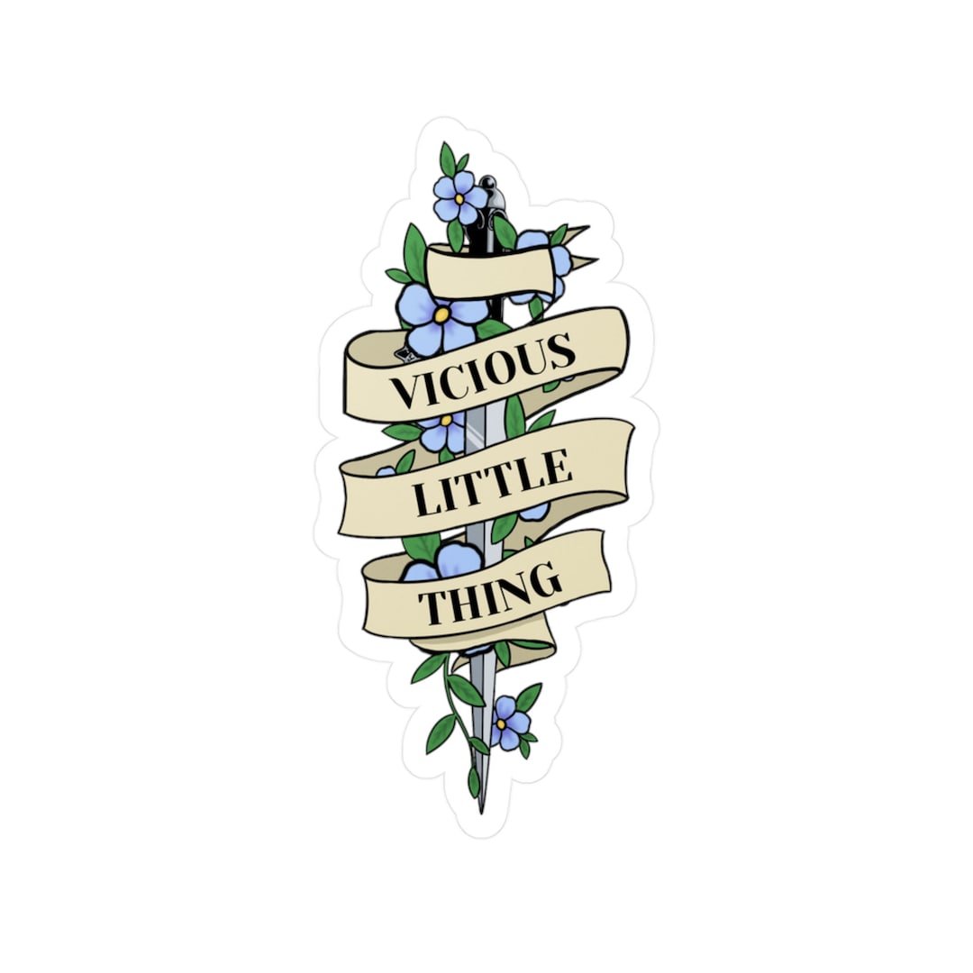Powerless Vicious Little Thing Sticker, Powerless Lauren Roberts Merch ...