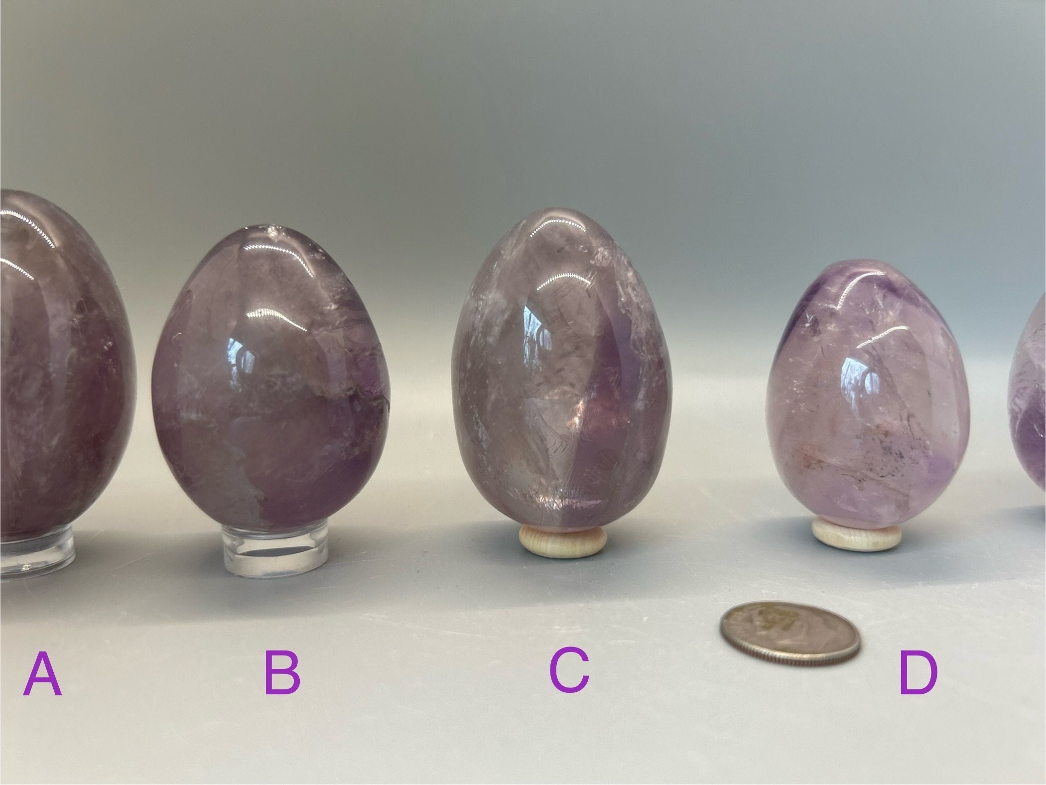 Smoky Amethyst Egg | Smokey Amethyst | Brazilian Amethyst | Crystal Egg ...