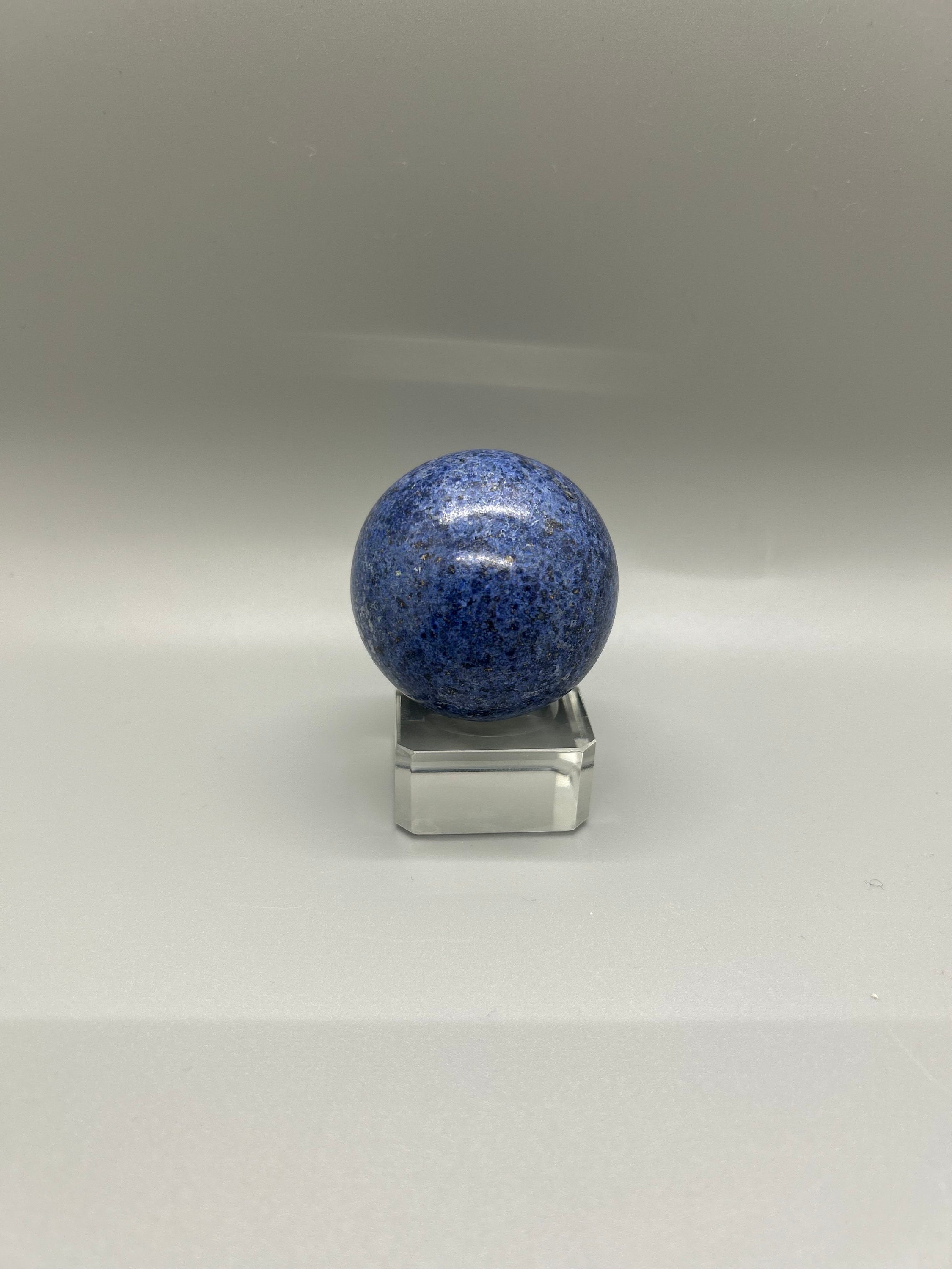 Dumortierite Quartz Sphere | Royal Blue Crystal, Collector Stone - Etsy
