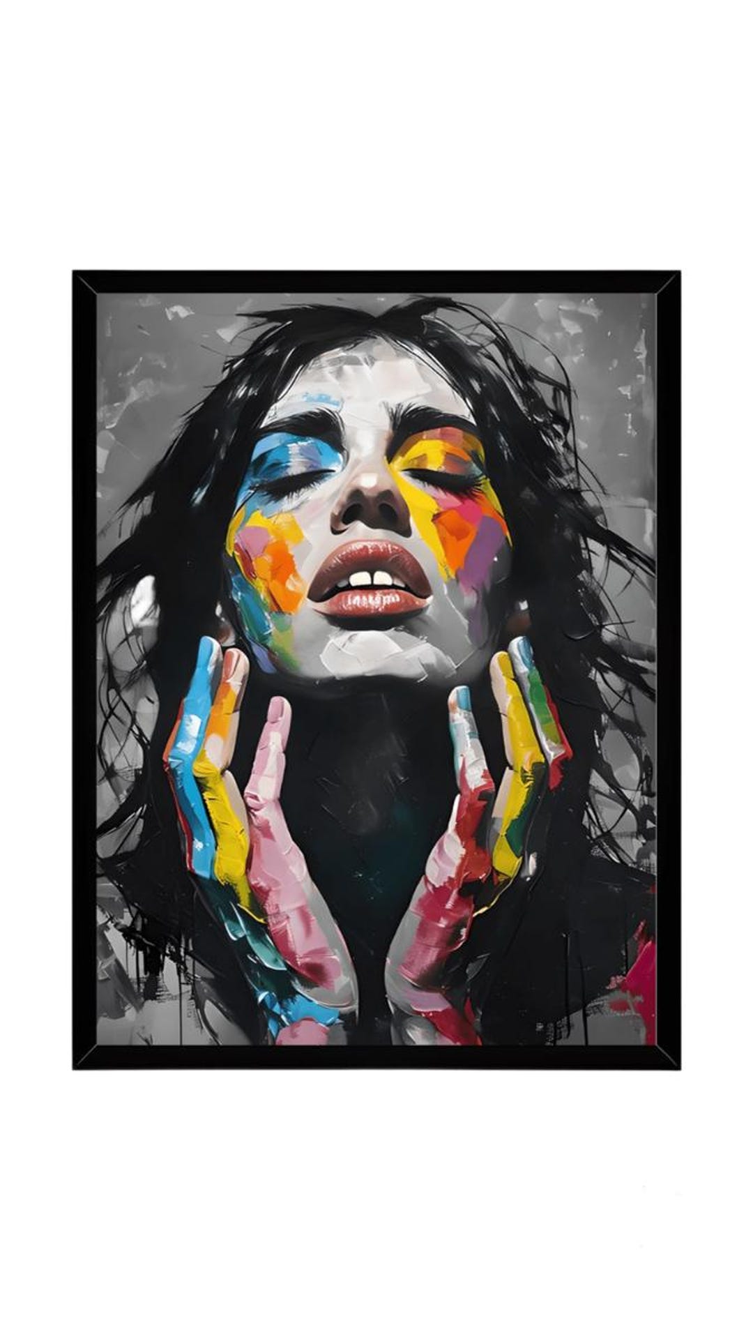 Dua Lipa Pop Art Canvas – Glamor Wall Art 60x90 Cm – Modern Canva Print ...