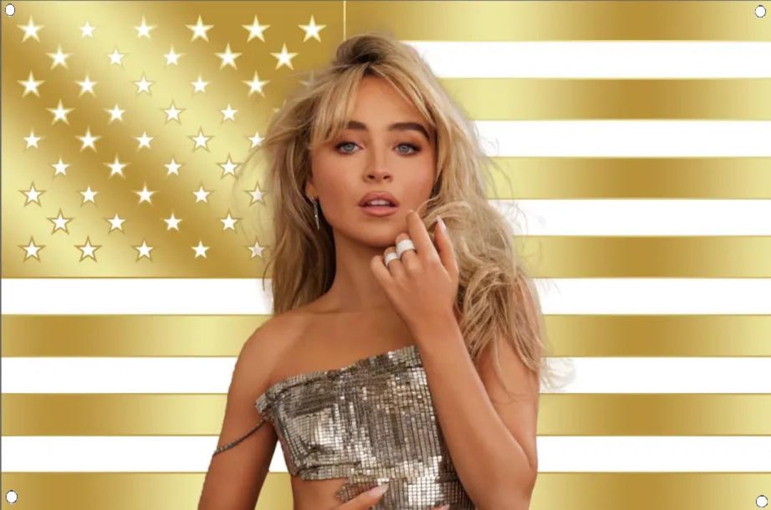 Sabrina Carpenter Drapeau Artistique Tapisserie Murale Luxe 60x90cm - Etsy