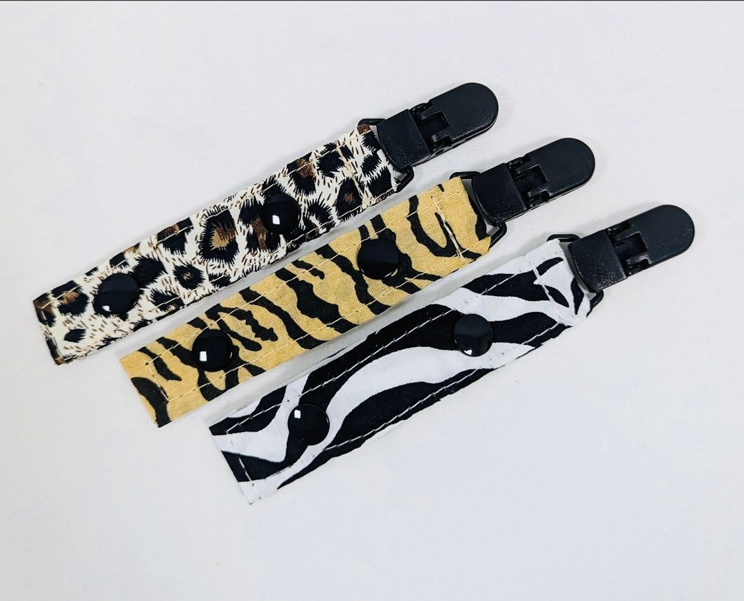 Animal Print Tubie Clip Catheter Tuby Clip Nephrostomy Tube Clip G Tube ...