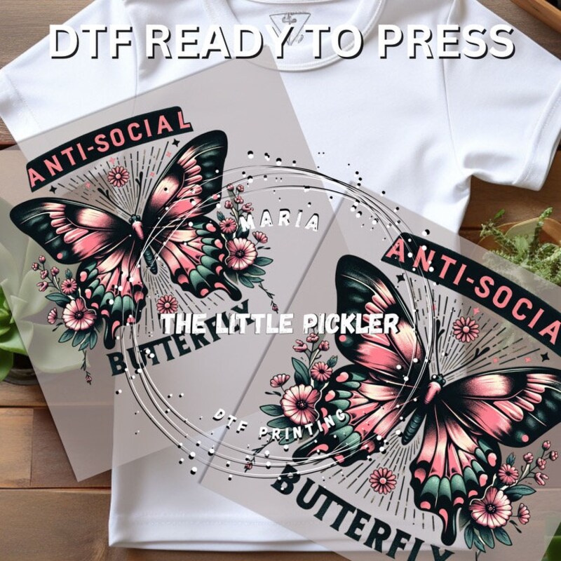 Butterfly Transfer - Etsy