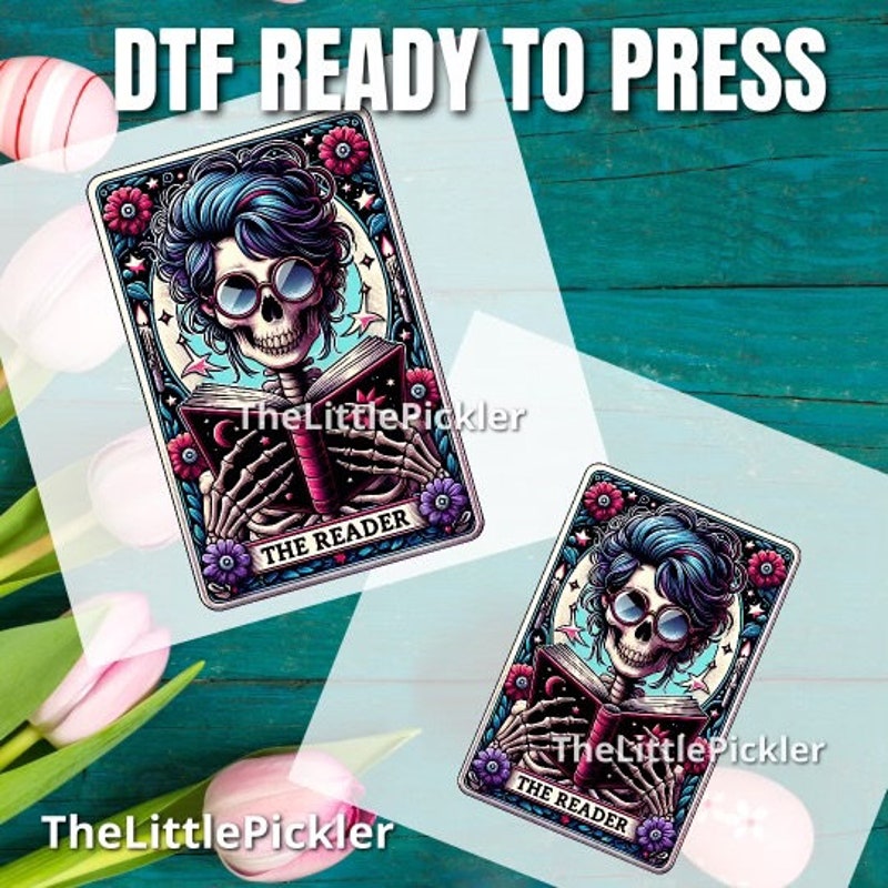 Book Reader Heat Transfer - Etsy