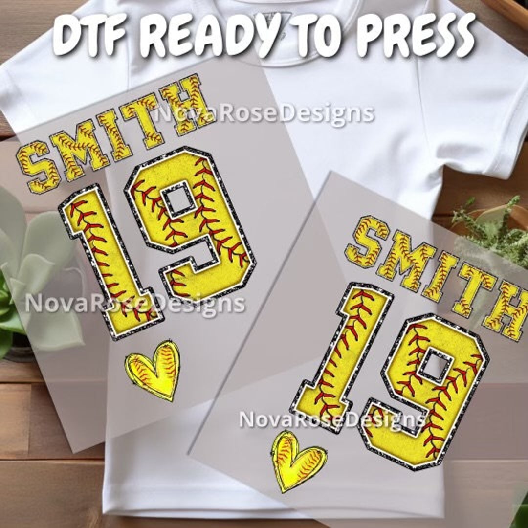 Custom Ready to Press Mama Softball DTF, Not a Set, Softball Transfer ...
