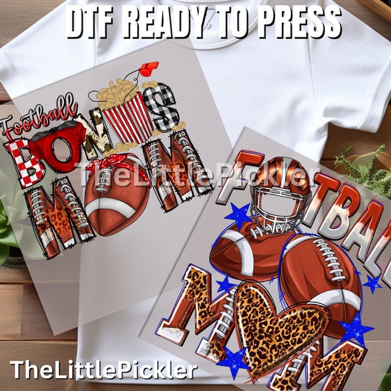 Football Mom Iron On - Etsy