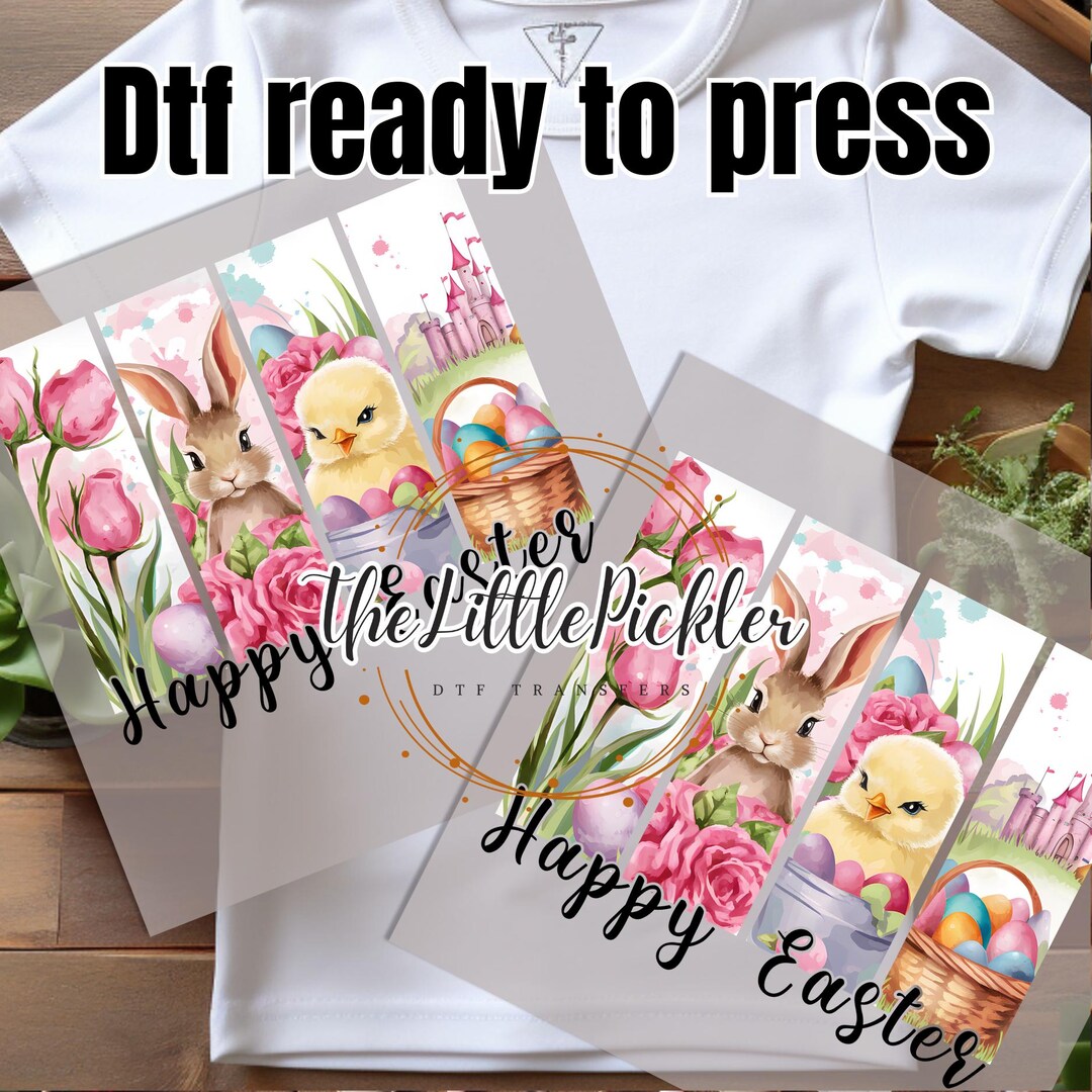 Ready to Press Happy Easter DTF, Easter Transfer, Chick Easter Shirt ...