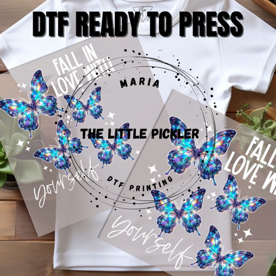 Ready to Press Holographic Ghost DTF Transfer, Fall Transfer, Vibrant ...