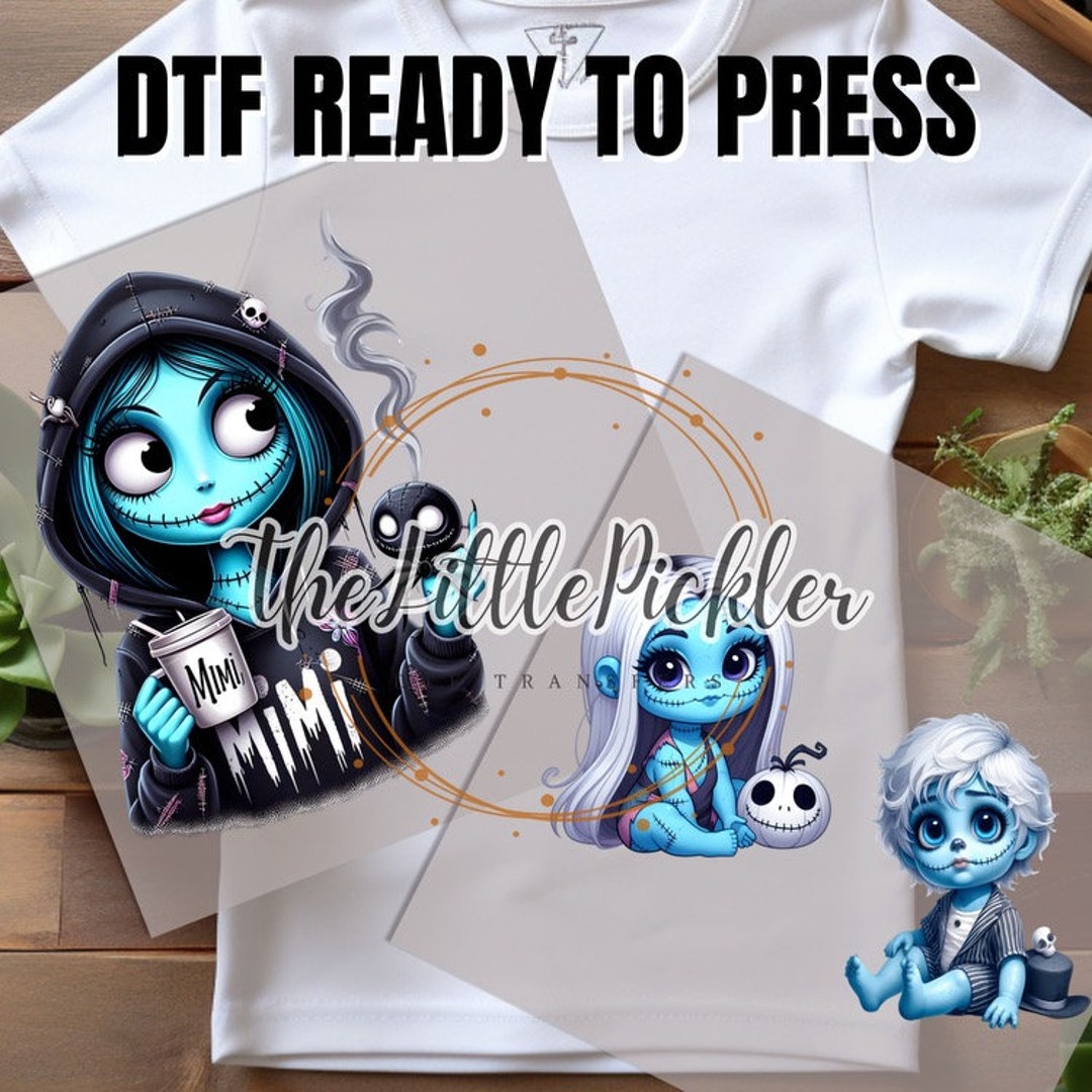 Ready to Press Mimi and Kids DTF Transfer, Summerween, Halloween DTF ...