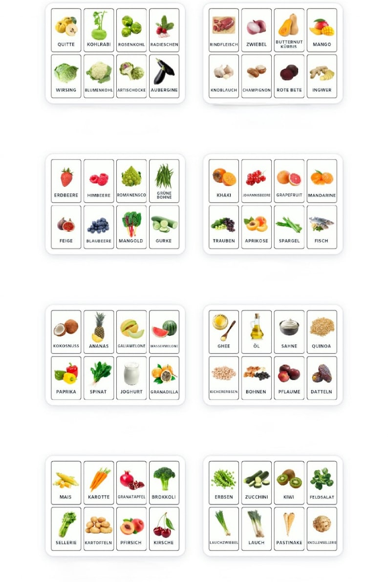 88 Montessori Learning Card Montessori Shopping Cards I Shopping List ...