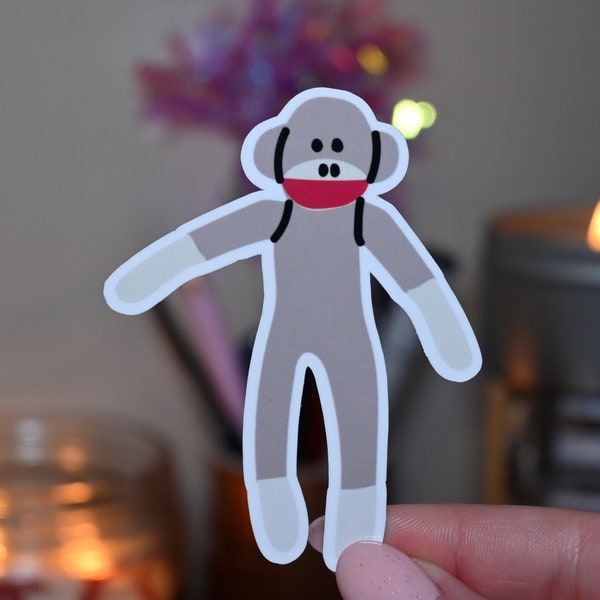 Sock Monkey Labels - Etsy