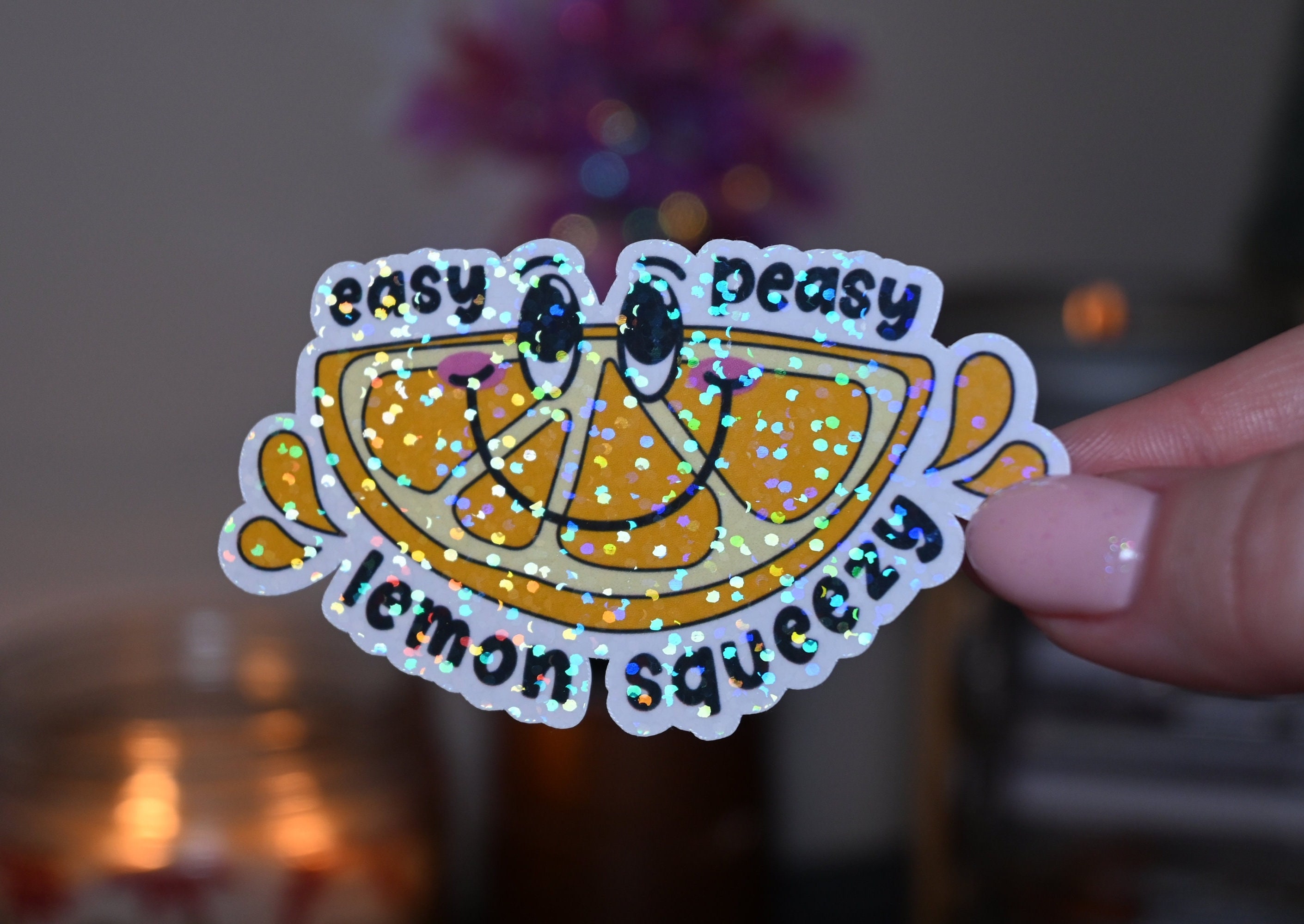 Easy Peasy Lemon Squeezy Sticker Waterproof Sticker Laptop Sticker ...