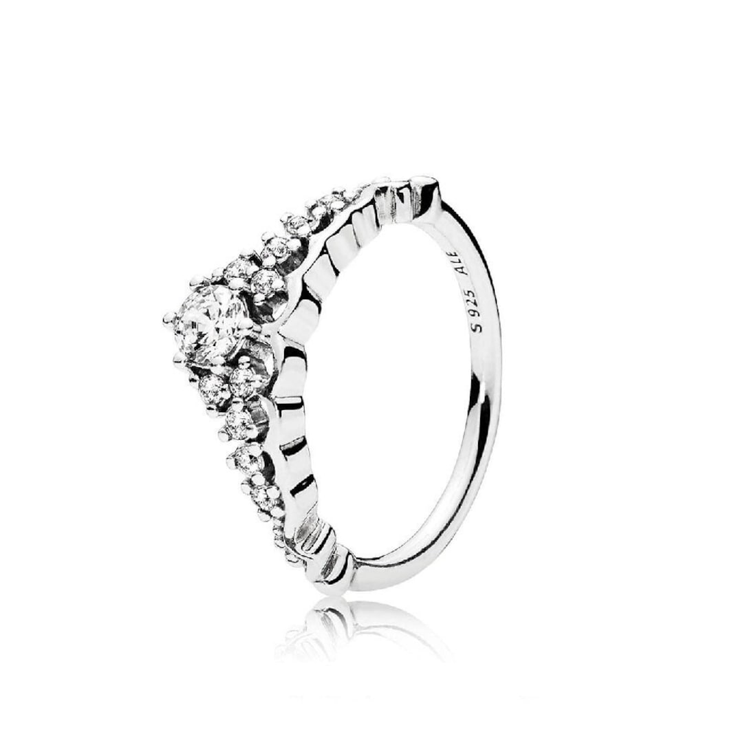 PANDORA New Fairytale Tiara Ring Effortless Elegance Wishbone Crown ...
