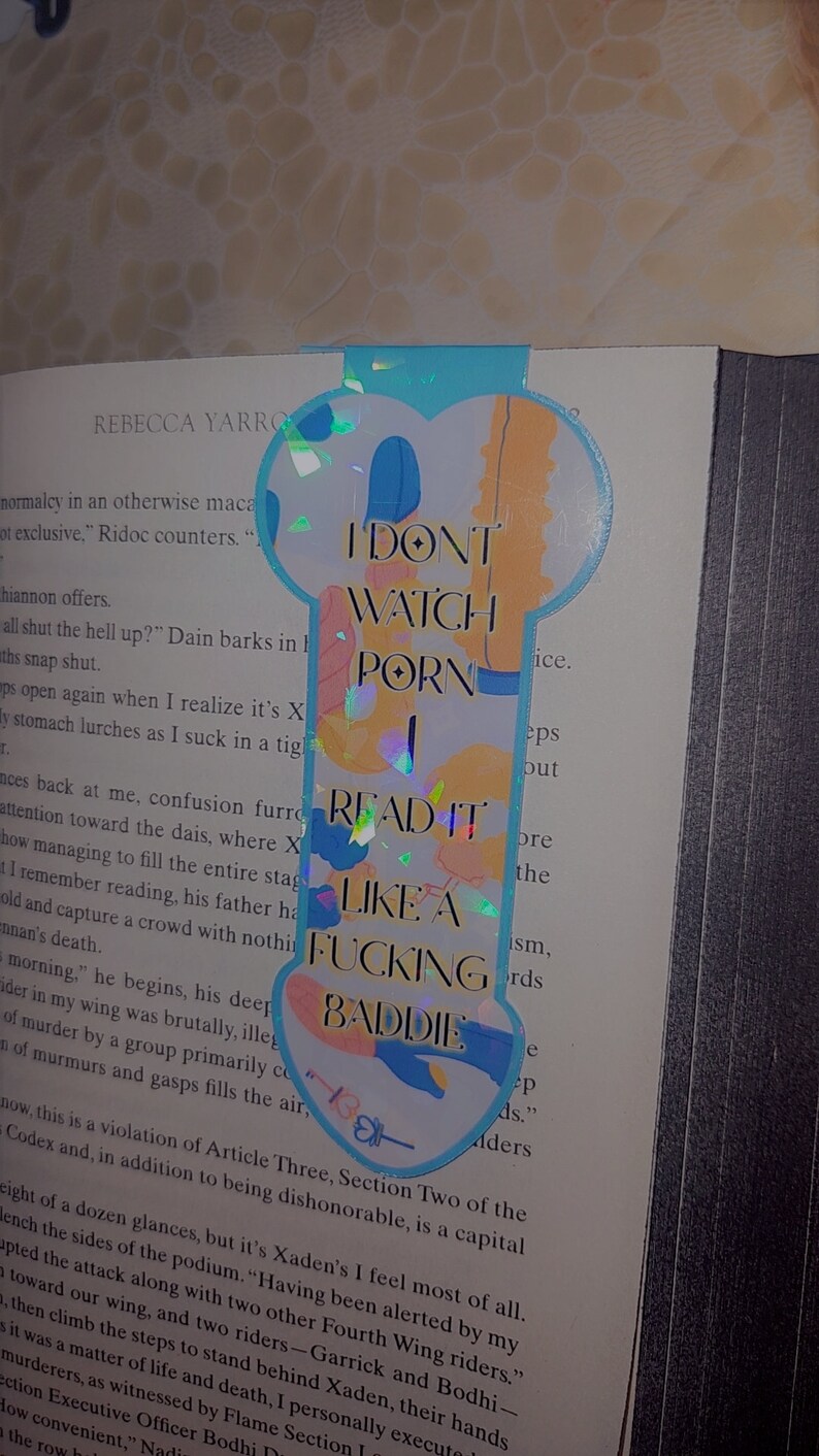 I Don't Watch P0*n I Read It Like a Fkn Baddie Magnetic Bookmark ...