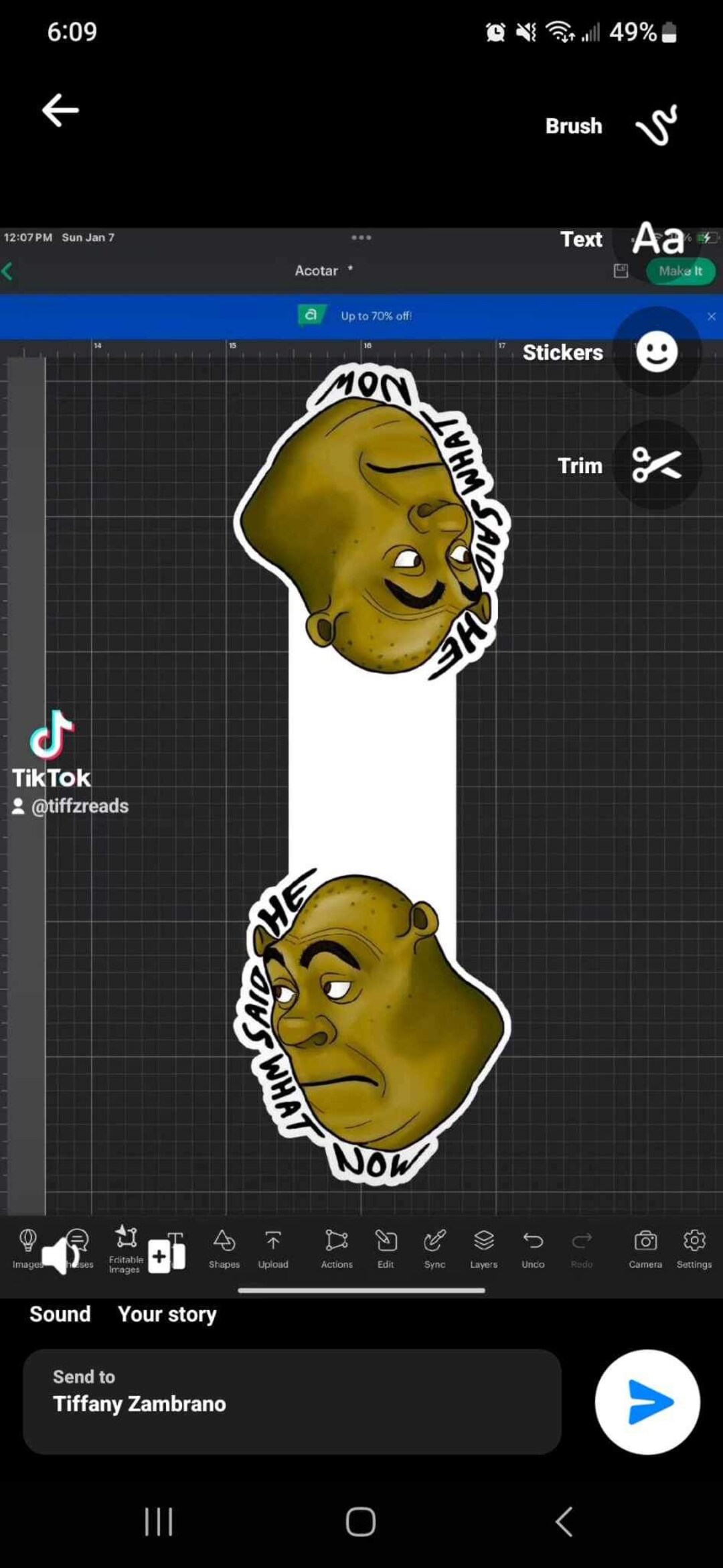 Confused Shrek Magnetic Bookmark - Etsy