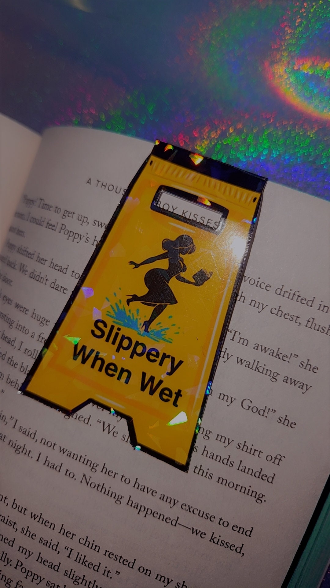 Slippery When Wet Magnetic Bookmark/stickers - Etsy
