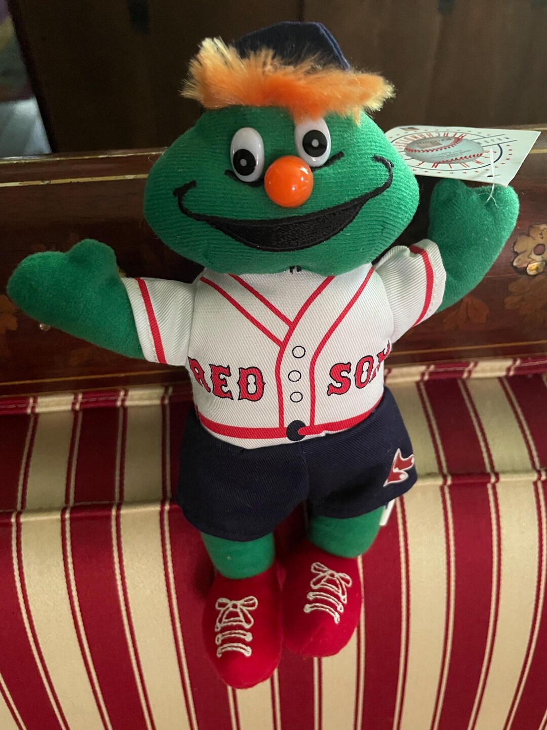 Plush Toy Walley the Green Monster, the Official Mascot of the Boston ...