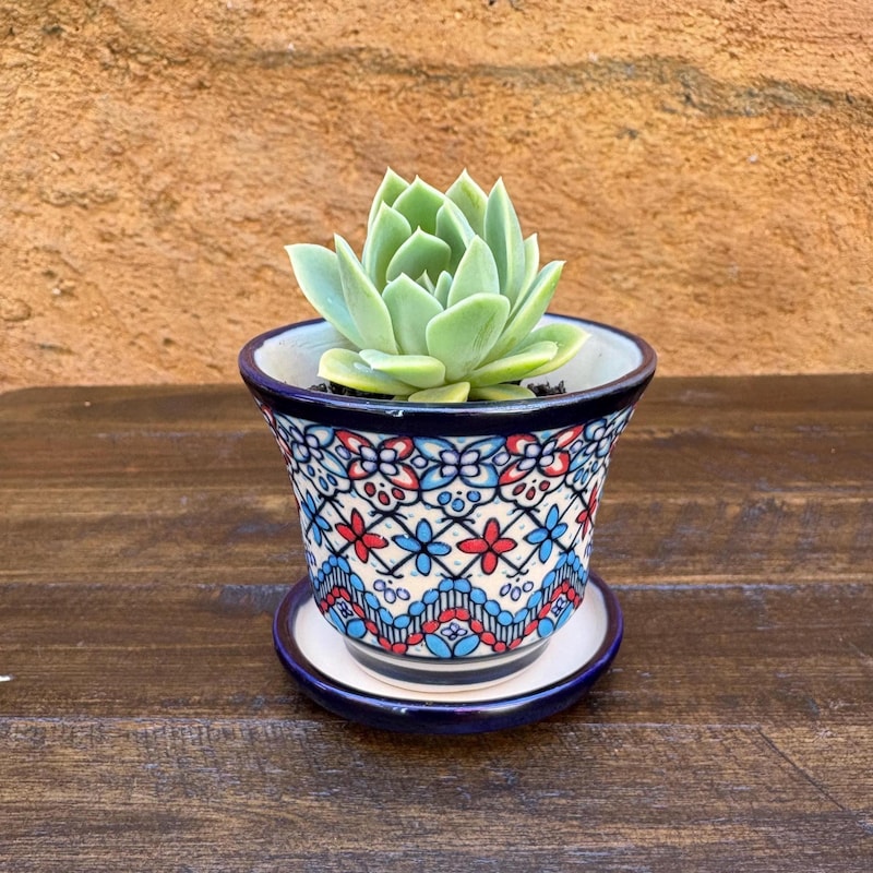 Mexican Pottery Planter - Etsy