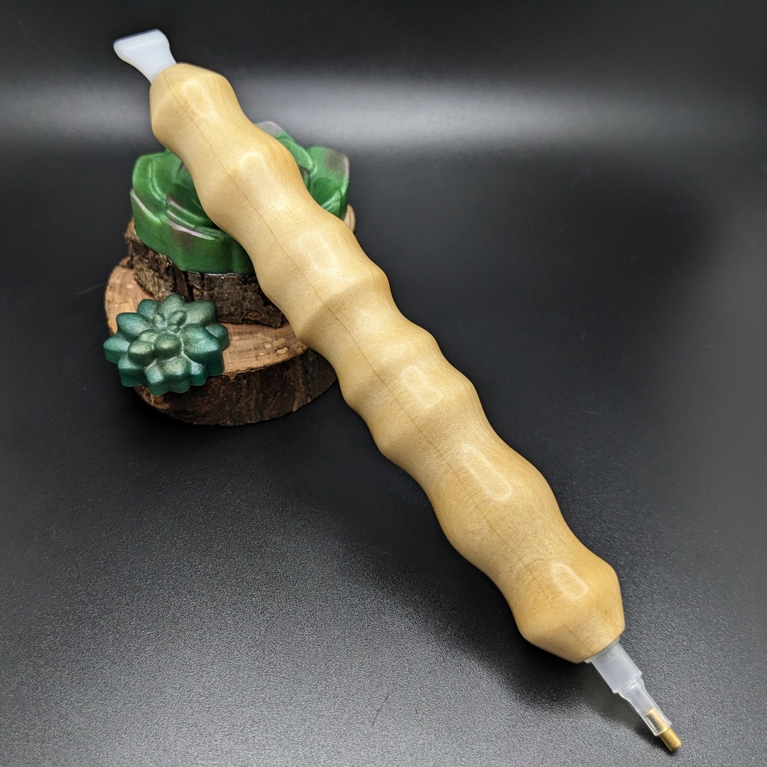 Wood Diamond Painting Pen, Thick, Handcrafted, Dot Art Applicator ...