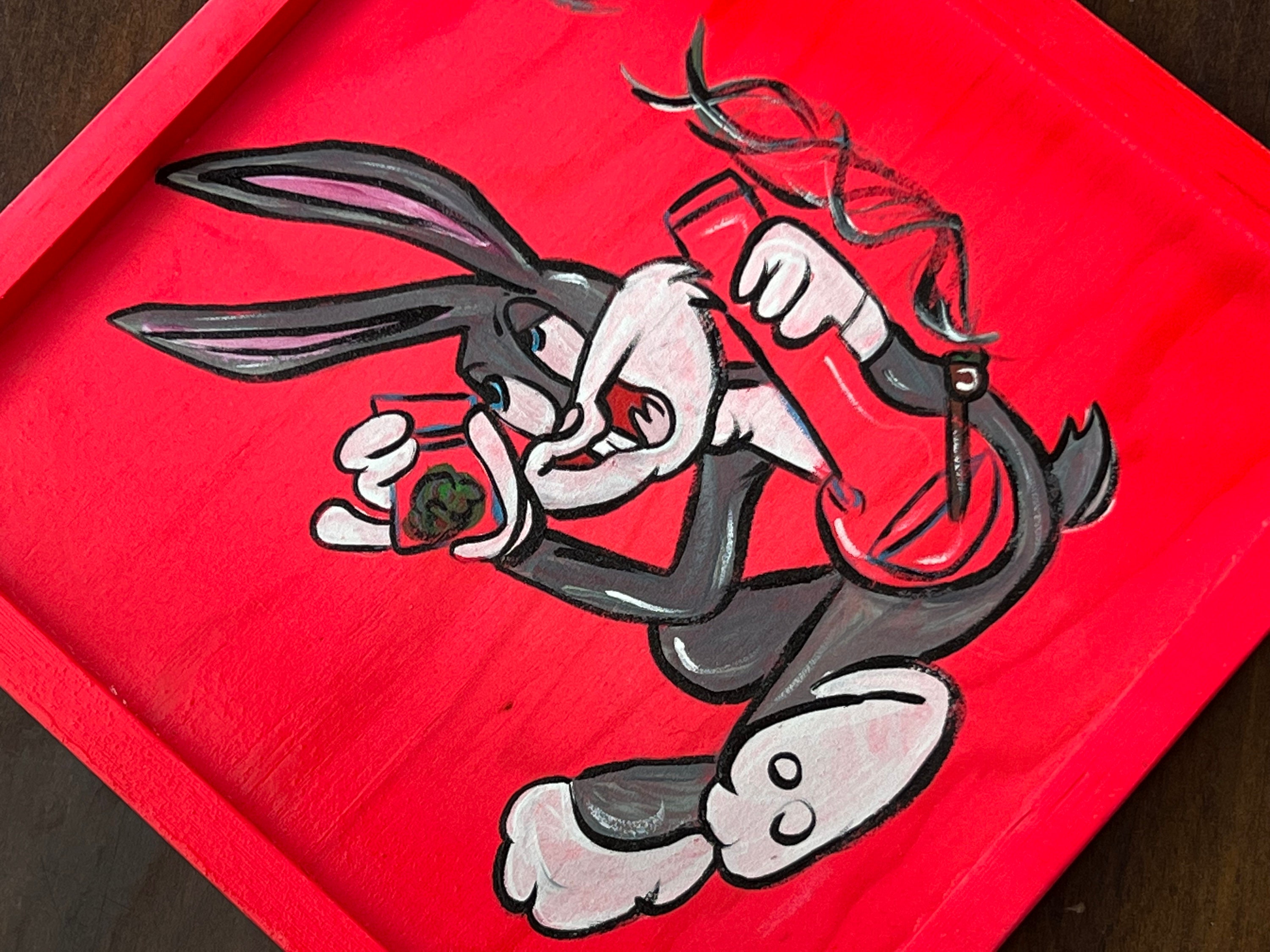 Buds Bunny Blacklight Tray - Etsy