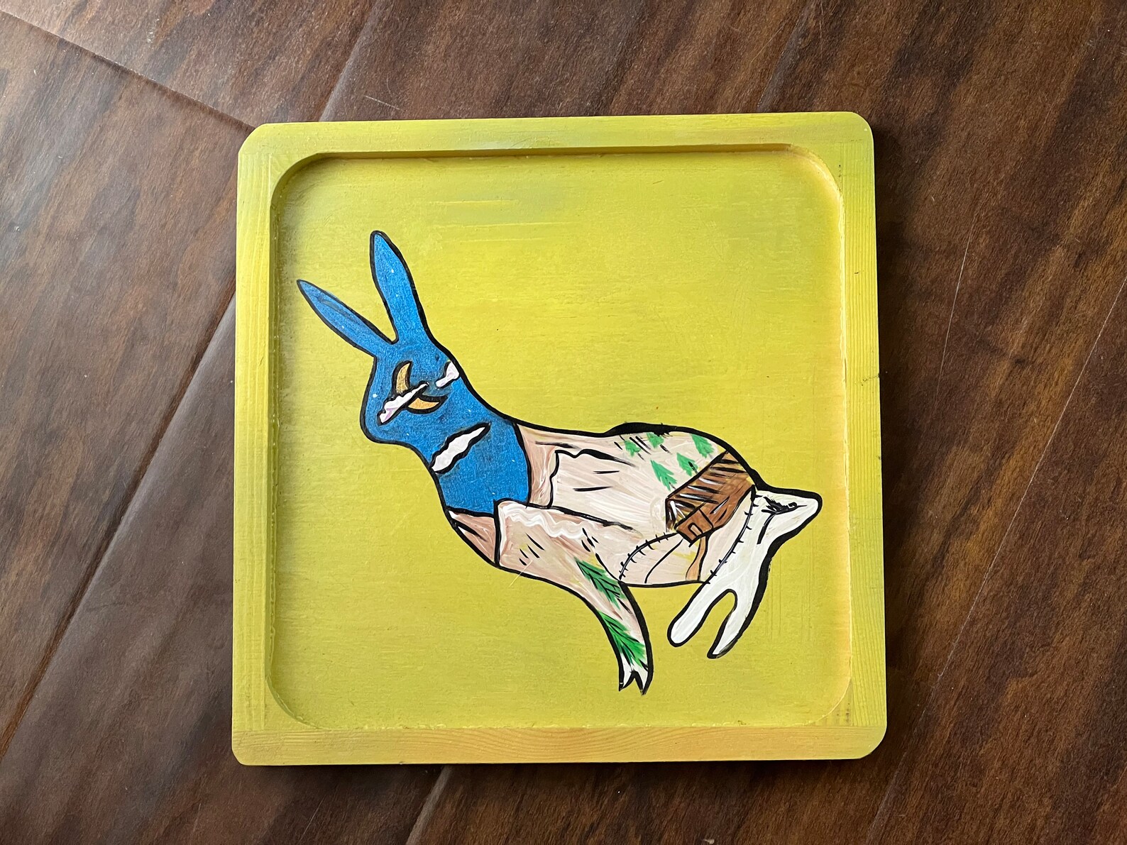 Mountain Rabbit Tray - Etsy