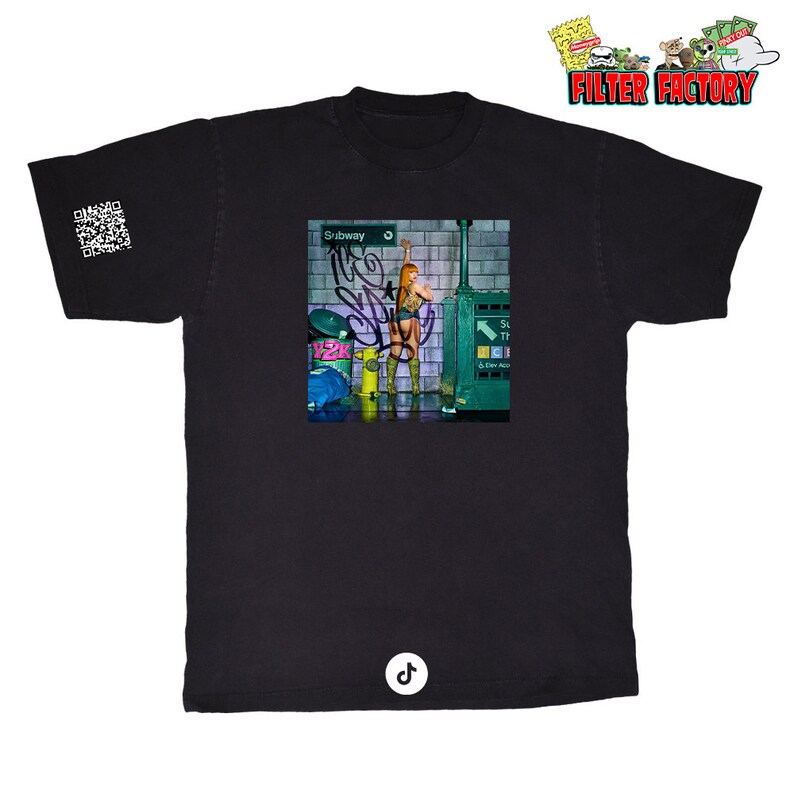 Ice Spice Album Cover AR + NFC Graphic Shirt for Tik Tok - Etsy