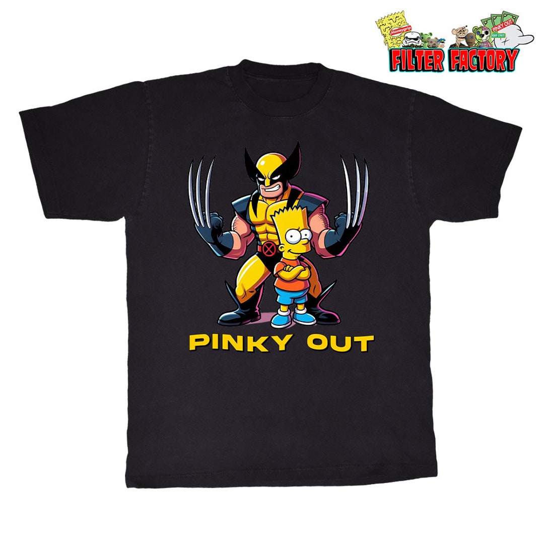 Wolverine X Bart A.I. Generated AR Integrated Graphic Shirt for ...