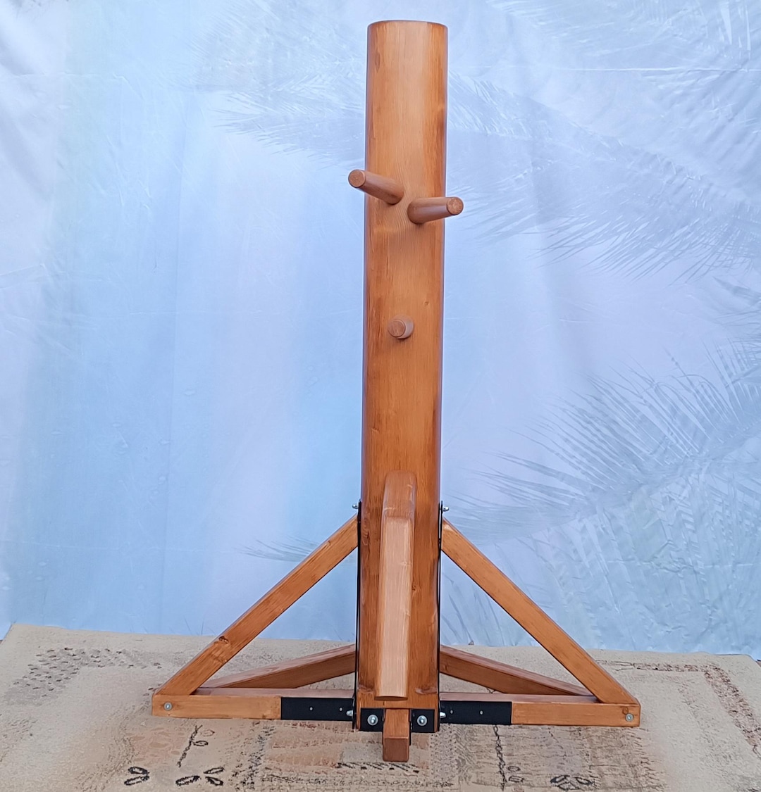 Wing Chun Wooden Dummy | Wooden Dummy for Martial Arts | Tripod Style ...