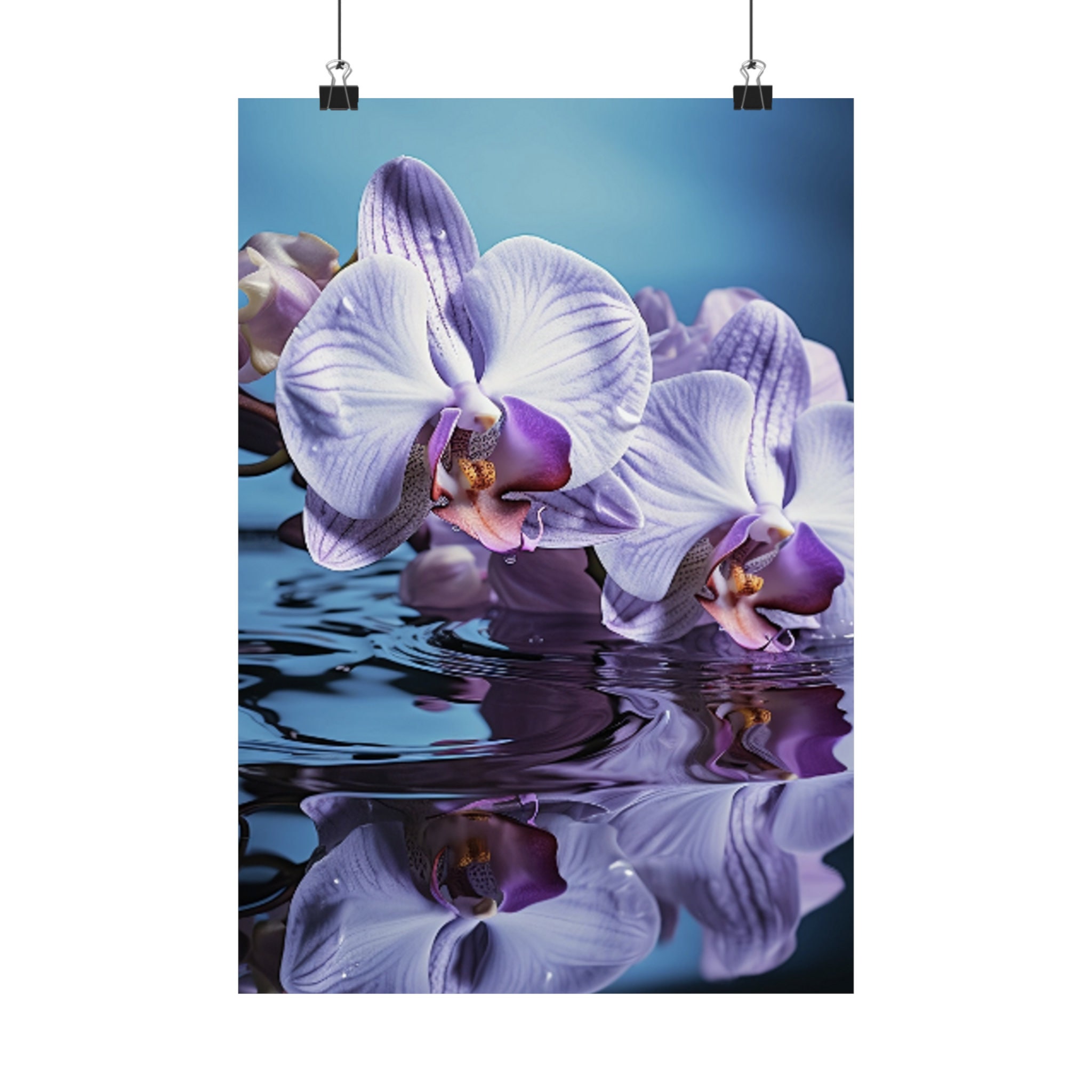Poster Orchid Themed Art Posters Vertical Unique Orchids Wall Gift for ...