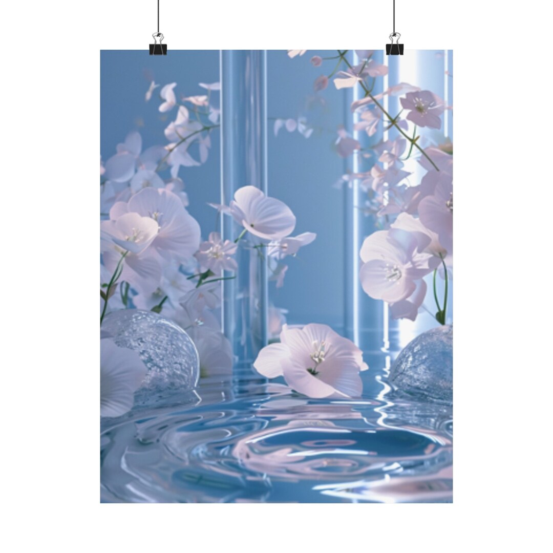 Poster Orchid Gift Floral Orchid Lover Best Friend Gift Birthday ...