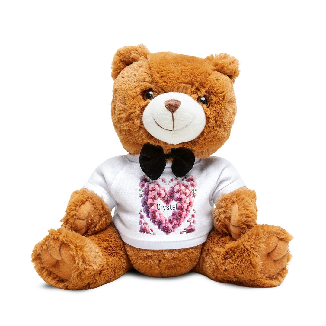 Personalized Teddy Bear, Love Gift, Personalized T-shirt, Birthday Gift ...