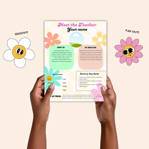Meet the Teacher Retro, Editable Meet the Teacher, Meet the Teacher ...