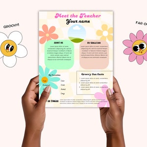 Meet the Teacher Retro, Editable Meet the Teacher, Meet the Teacher ...