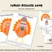 Turkey in Disguise Game Printable Board Game for Family Fun ...