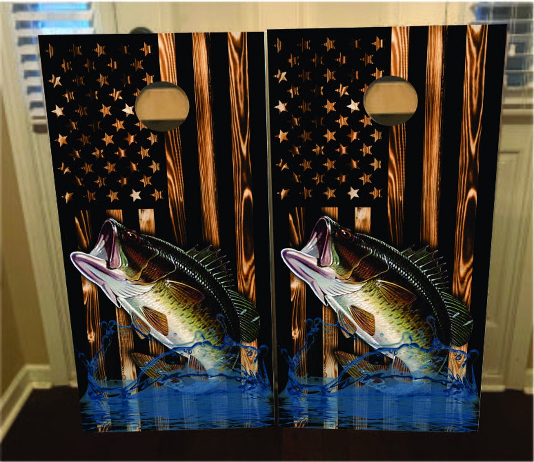 Bass Boards, Complete Outdoor Game Set With 2 Boards, & Optional ...