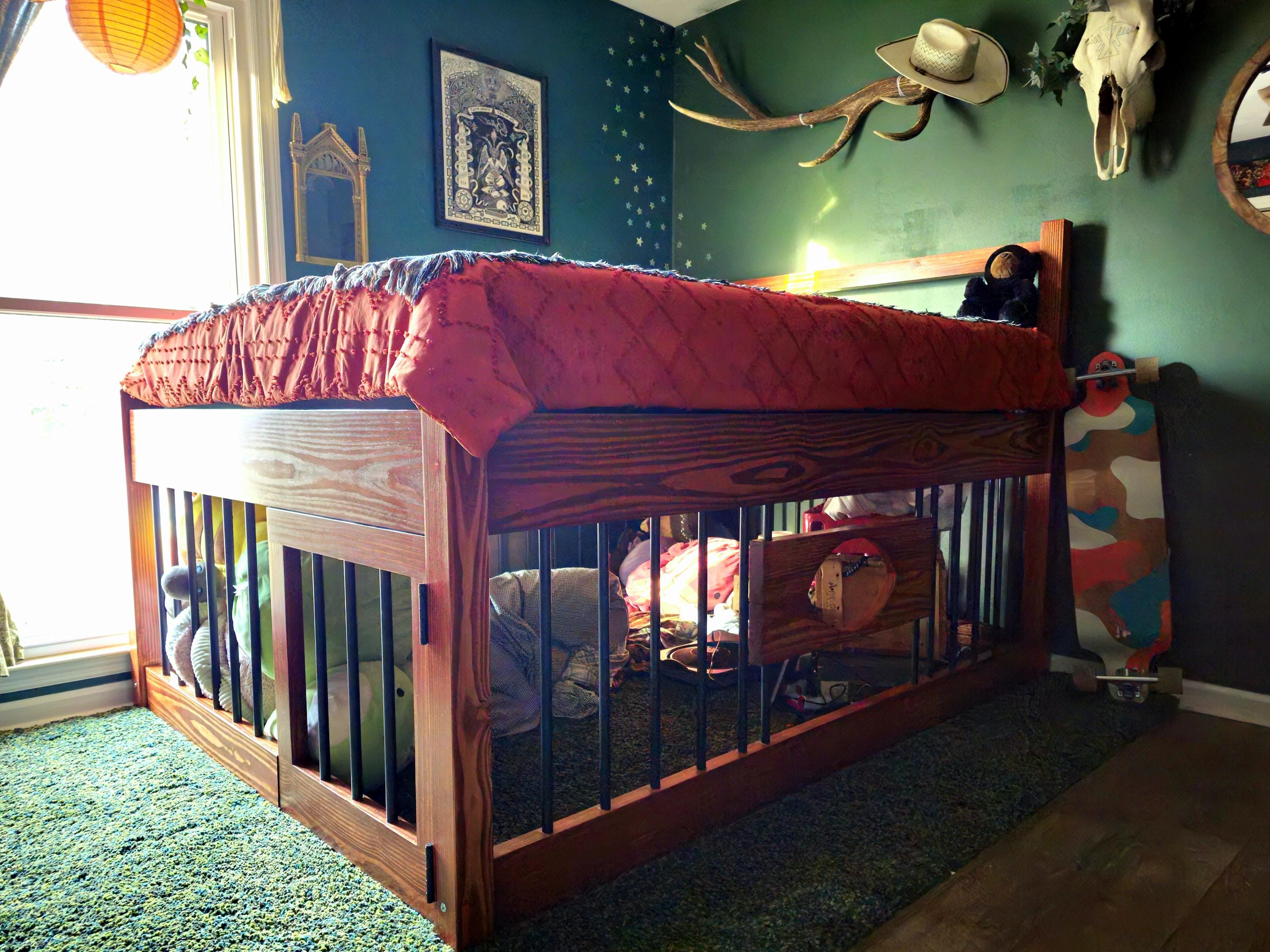 BDSM Bed Frame, Bondage, Pillory Bed, Bed Cell, Restraint Cage - Etsy