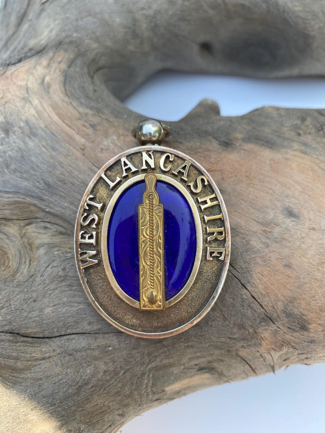 Antique Vintage West Lancashire Free Mason Masonic 925 Sterling Enamel ...