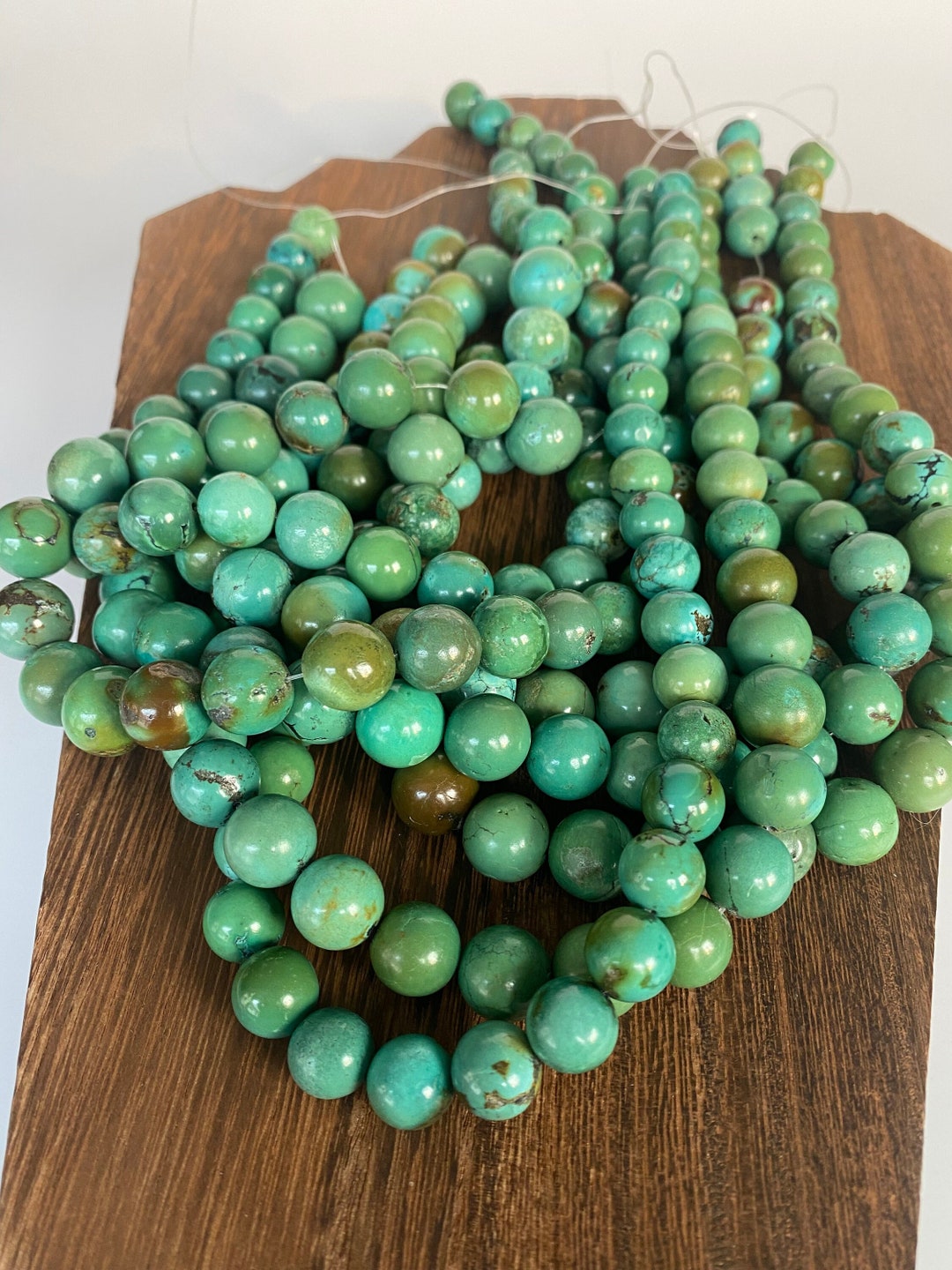 Old Stock Hubei Chinese Turquoise Graduated Round Beads - Etsy