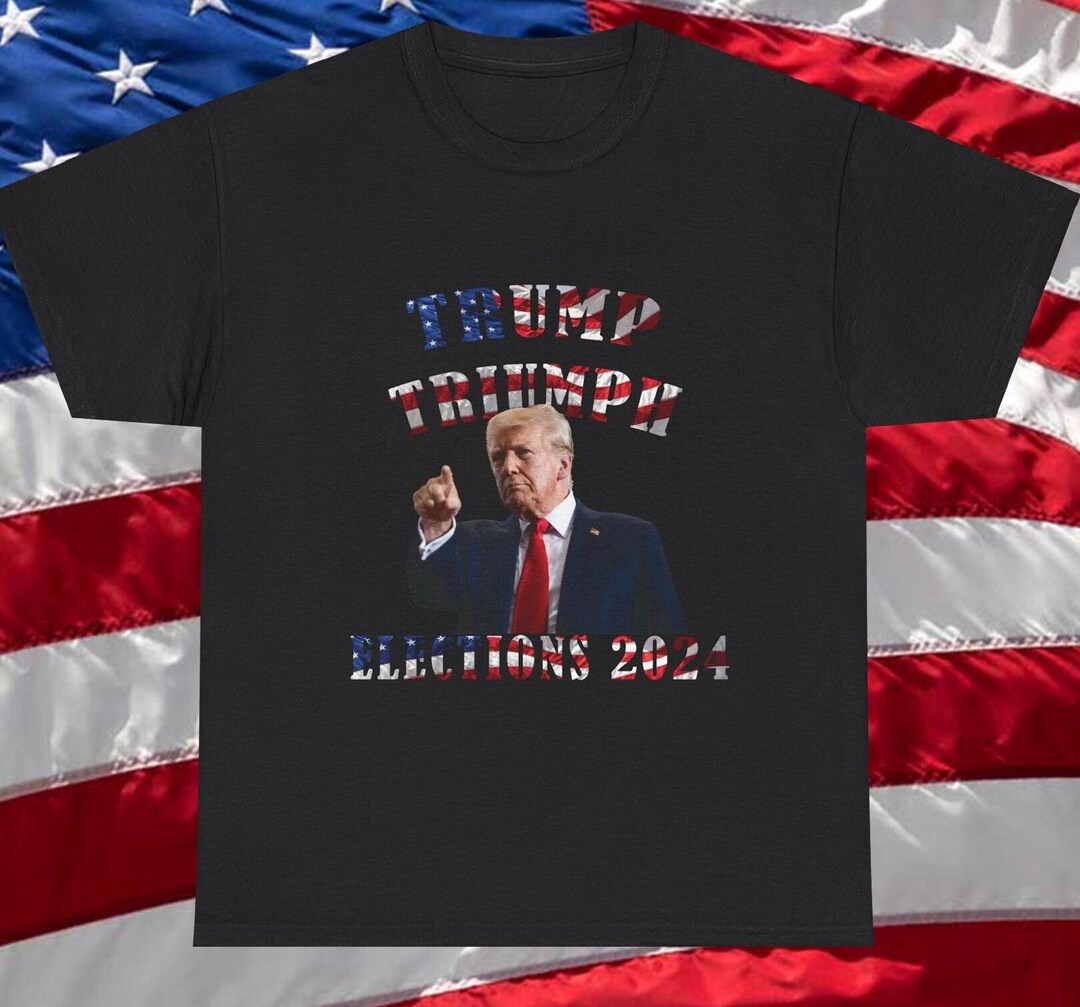 Politics T-shirt 2024 Election Trump Vs Harris Trump Triumph Tee ...
