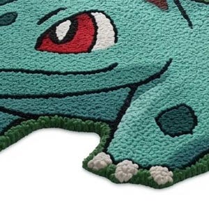 Buy Cute Green Monster Rug | Anime Inspired Tufted Carpet | Cartoon ...