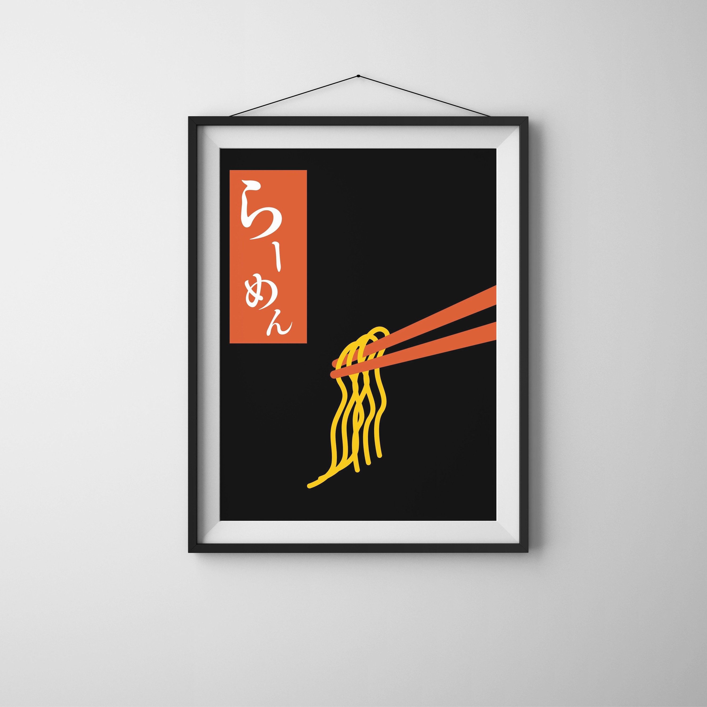 Japanese Noodle Poster Set of 3 Ramen Udon and Soba - Etsy