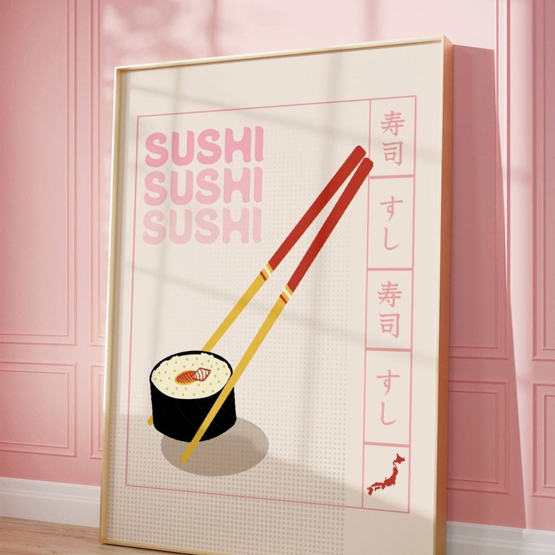 Sushi Poster - Etsy