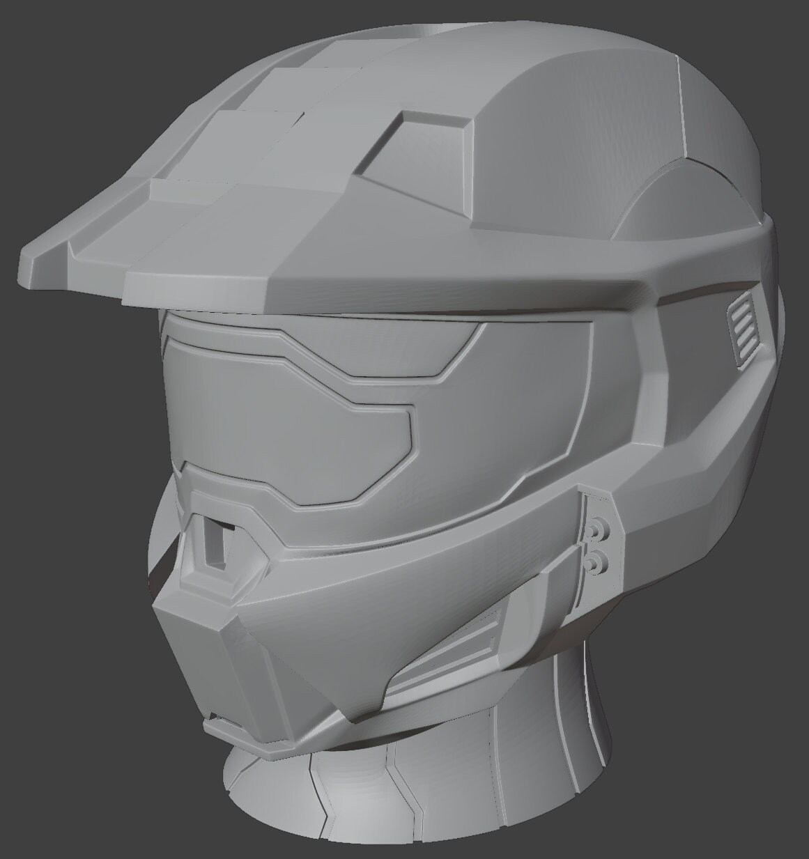 Halo Master Chief Head Bust STL File 3D Printable Model - Etsy
