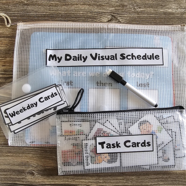 Daily Visual Schedule - Etsy