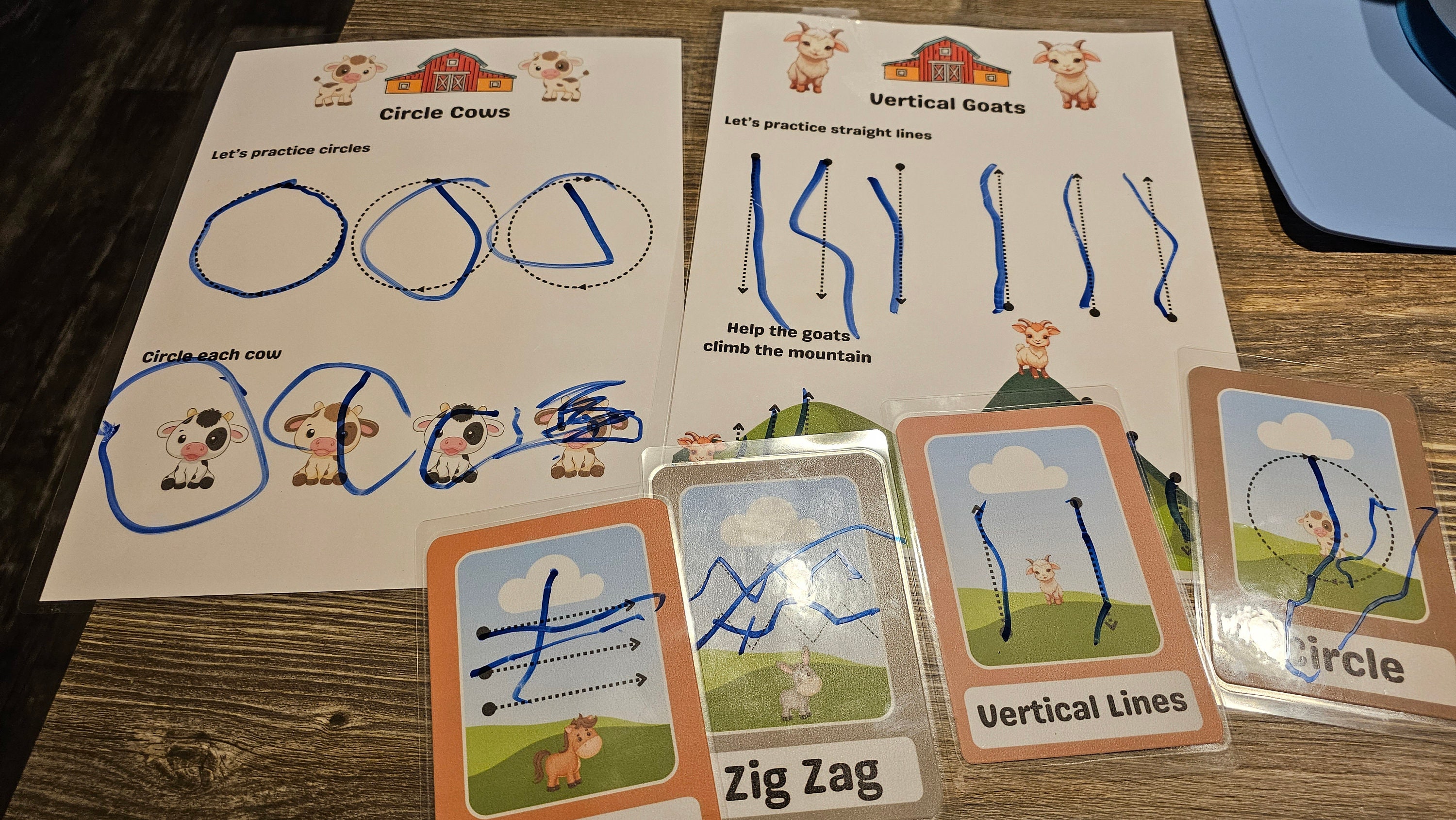 Digital Download Prewriting Skills Packet Barnyard Edition - Etsy