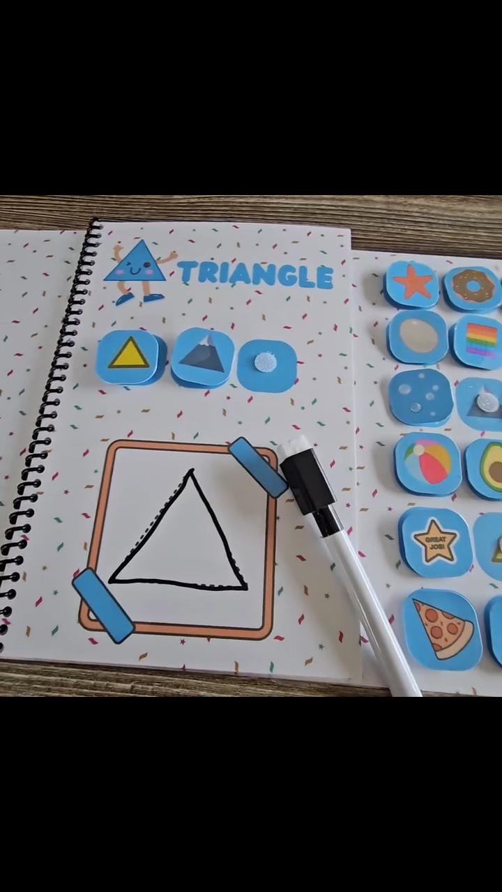 Shapes Adaptive Learning Book - Etsy